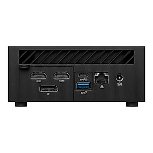 ASUS ExpertCenter PN64 Mini PC Barebone with Intel Core i5-12500H Mobile Processor, up to 64GB DDR5 RAM, Dual Storage Design, WiFi 6E, Bluetooth, USB-C with VESA Mount,Black