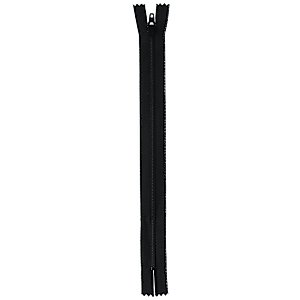 Coats Thread & Zippers F7214-BLK All-Purpose Plastic Zipper, 14", Black