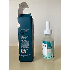 NURCH Pure Hyaluronic Acid Serum for Face + Snow Mushroom + Vitamin B5 | Natural & Lightweight | Vegan, Clean, & Fragrance Free | Moisturizer Hydrates Dry Skin & Reduces Appearance of Fine Lines, 1 Oz