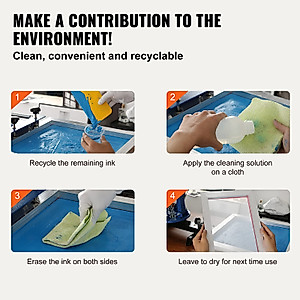 VEVOR Screen Printing Kit, 2 Pieces Aluminum Silk Screen Printing Frames, 20x24inch Silk Screen Printing Frame with 230 Count Mesh, High Tension Nylon Mesh and Sealing Tape for T-Shirts DIY Printing