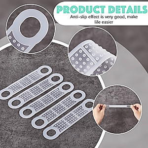 Non Slip Rubber Clothes Hanger Grips Clear Silicone Clothing Hanger Strips Clothes Hanging Accessories for Wood Hangers Plastic Hangers Home Stores Use (200 Pcs)