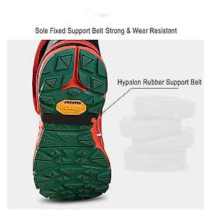 Keep Outdoor 1 Pair Cross Country Low Trail Running Gaiters Sand Proof Shoe Cover for Men Women Hiking Runing Cycling Mountain Road Prevent Sand Stone (Blue&Black)