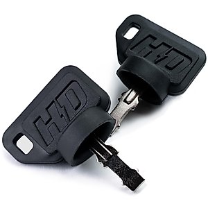 2 Pk HD Switch Ignition Switch Key Set Replaces Troy-Bilt MTD Super Bronco Pony Big Red Horse Range Rider Bronco Mustang Colt White 625-05000 625-05002 625-04124 411932 411933 140401 140402 140403