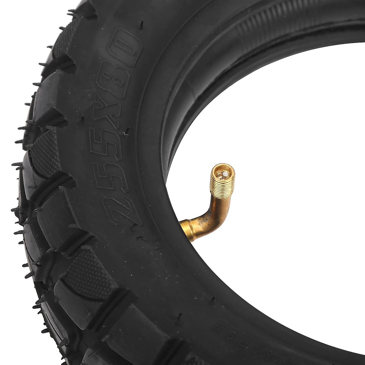 VGEBY Electric Scooter Tire/Wheel, 10in Electric Scooter Tire with Inner Tube Inflatable Rubber Tyre Replacement 255x80 Electric Scooters Equipment