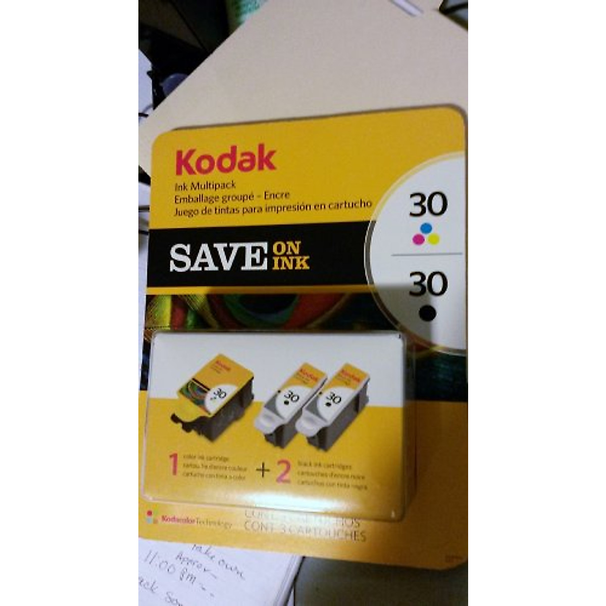 Kodak #30 Ink Cartridge - 2 Black / 1 Color Combo Pack