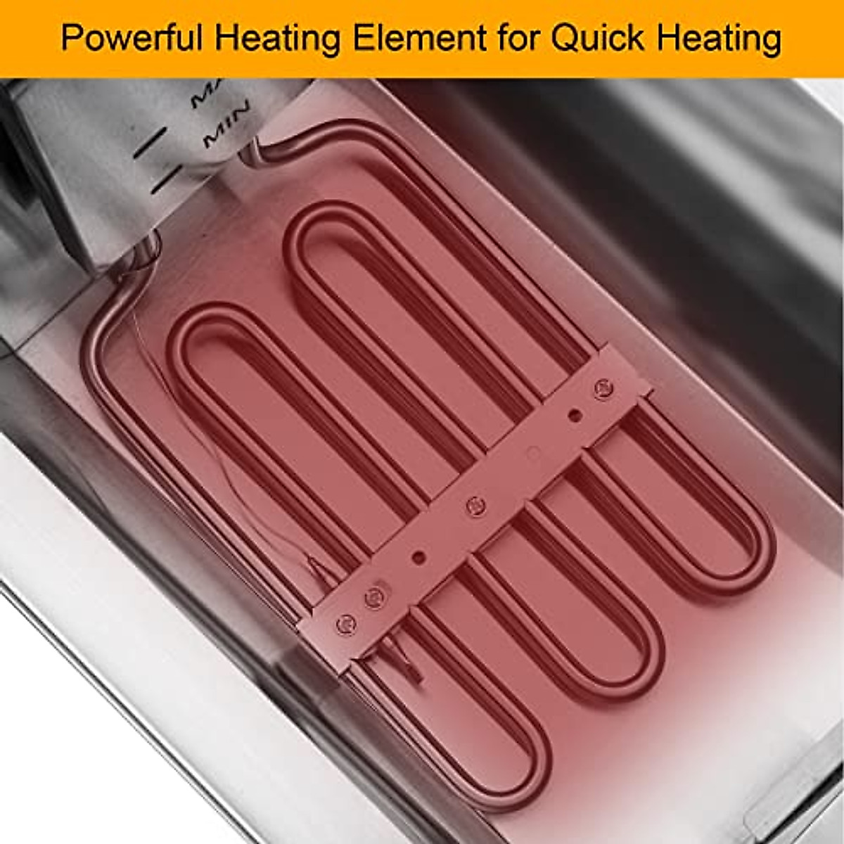 ROVSUN 24.9QT/ 23.6L Electric Deep Fryer w/Frying Baskets Timer Drains & Lids, Dual Tank Kitchen Countertop Commercial Frying Machine, Adjustable Temperature, 3400W 110V 60HZ