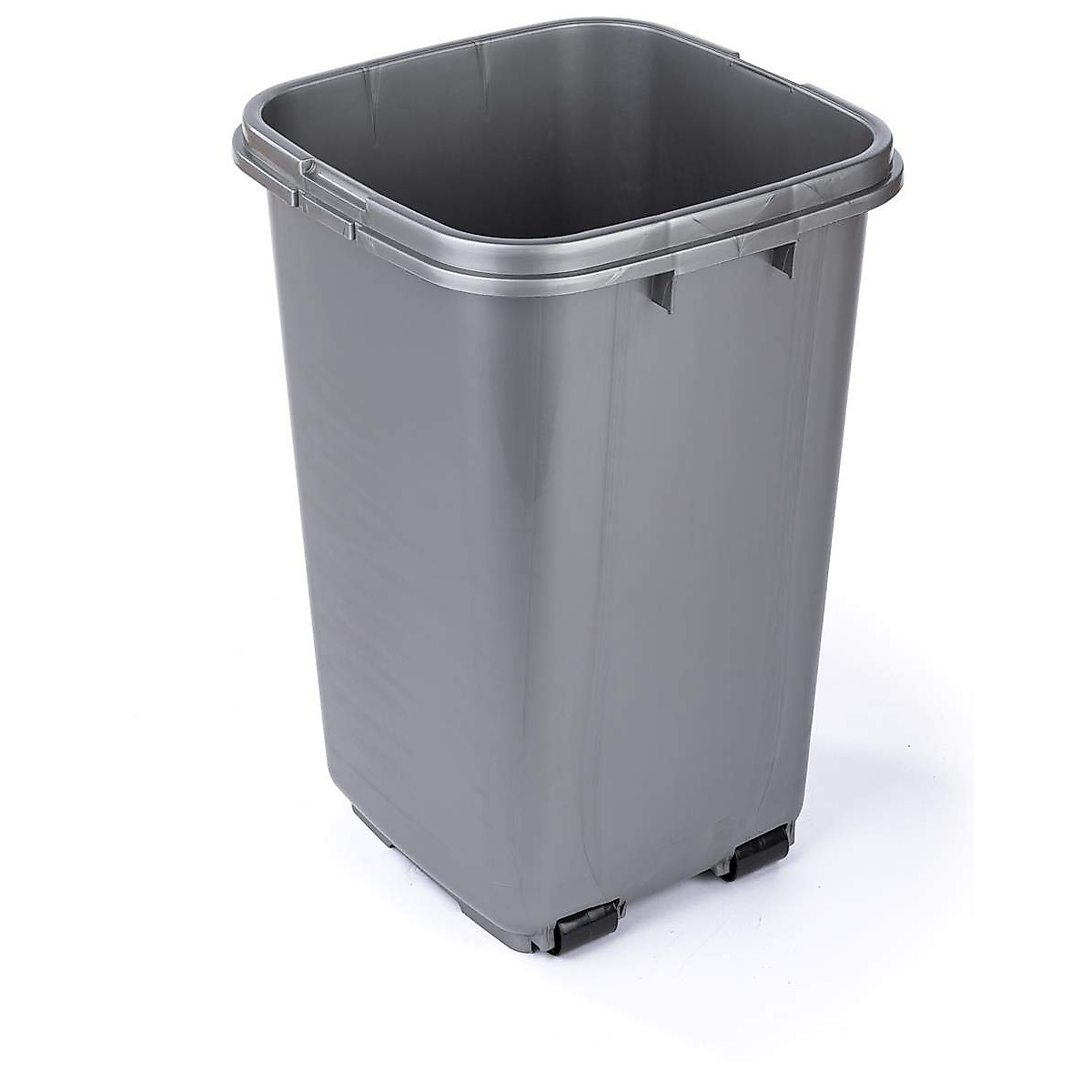 Displays2go 36 Gallon Trash Can Liner – Gray (PLINER36V2)