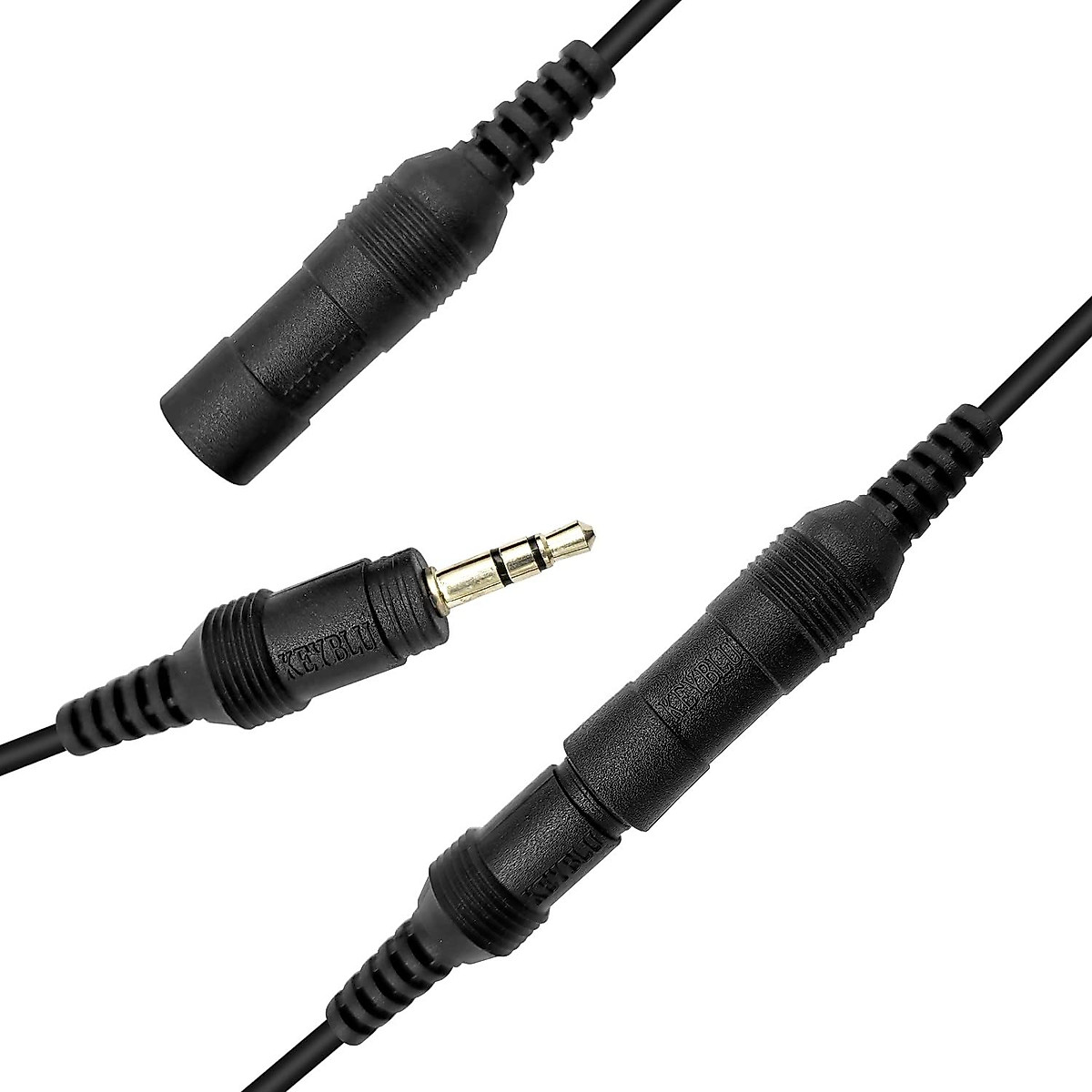 Rataok Motorcycle Helmet Plug in Headset with Microphone Rugged Racing 2 Pin Two Way Radio Headphone Wired Earpiece for Baofeng Retevis Kenwood uv5r rt21 TK Walkie Talkie