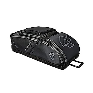 DeMarini Spectre Wheeled Bag,Black,LARGE