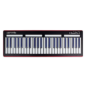 Keith McMillen Instruments K-Board Pro 4 | 48-Key MPE Expressive USB MIDI Controller with Polyphonic Aftertouch, Per-Note Adjustable Pitch Bend, and Per-Note Modulation/Slide