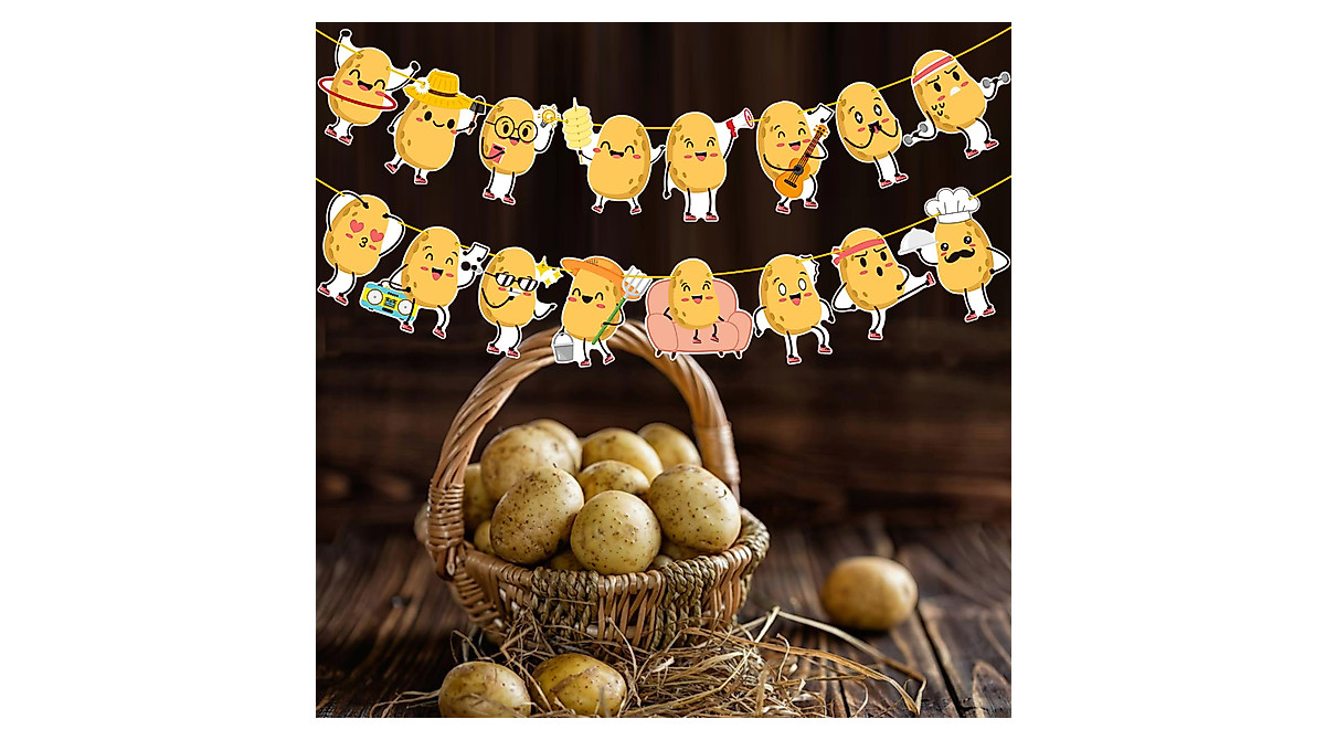 Potato Party Banners - Fun Decorations for Any Occasion