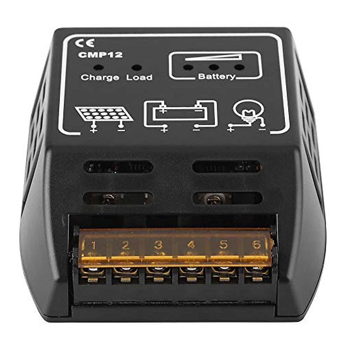 Junluck High Efficient 10A Solar Charge Controller, Solar Controller Battery Regulator, Durable Home Path for Garden Yard