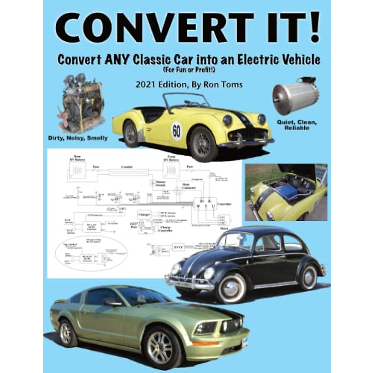 Convert It!: A simple step-by-step guide for converting any classic car into an electric vehicle.