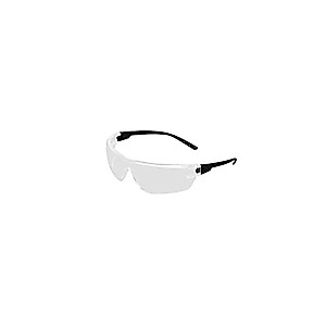 Amazon Basics Safety Glasses (Clear/Black), Anti-Fog, 12-pack (Previously AmazonCommercial brand)