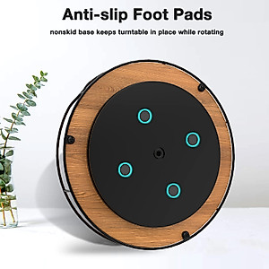 10" & 11" Lazy Susan Organizer - Carbonized Black