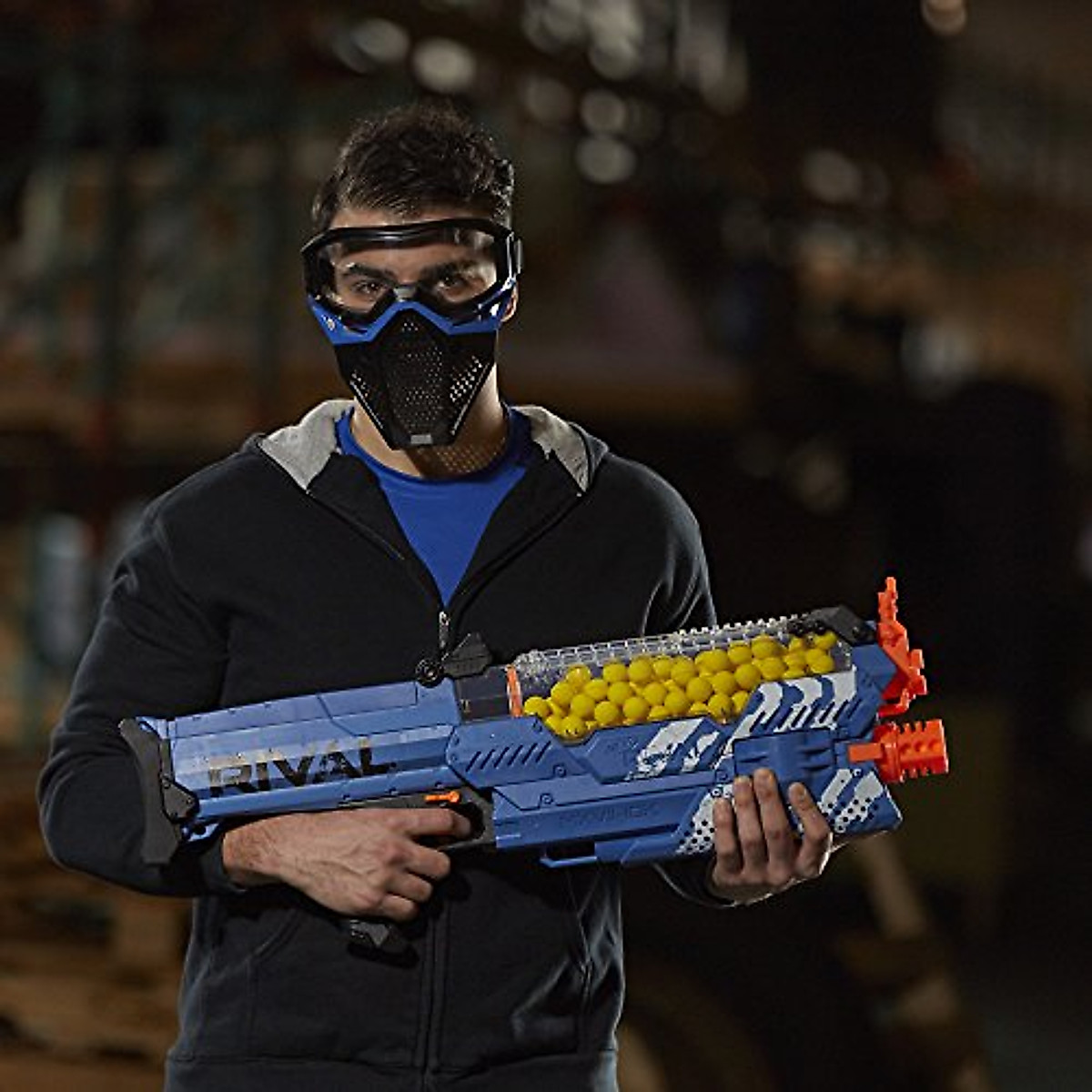 NERF Rival Nemesis MXVII-10K Blaster, Blue (Amazon Exclusive)