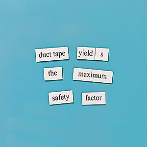 Engineering Word Magnets - Funny and Nerdy Word Kit for College to PhD to Professional Engineer Level - Office Refrigerator or Magnetic White Board - Made in USA