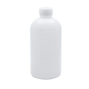 Sscon 3Pcs 500ml Plastic Small Mouth Graduated Lab Reagent Bottles Sample Sealing Bottls