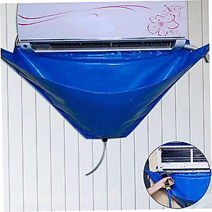 Minisplit Cleaning Kit, Air Conditioner Cleaning Kit for 37-45in 12PCS Waterproof Wall Mounted Air Conditioner Bag with Drain Outlet Pipe Minisplit Cleaning Kit