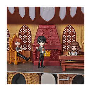 Wizarding World Harry Potter, Magical Minis Amazon Exclusive Deluxe Hogwarts Castle, 3 Classroom Playsets, 22 Accessories, 3 Figures, Lights & Sounds