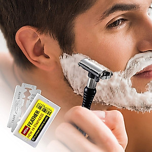 Feather Double Edge Safety Razor Blades 30 Count