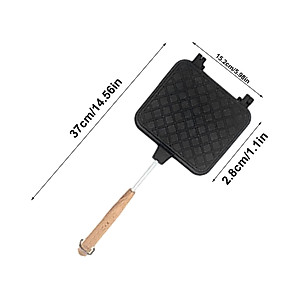 Breakfast Sandwich Maker, Grilled Cheese Pan with Removable Handle, panini press grill sandwich maker Camping bread maker waffle makers for Home Kitchen Grilled Cheese Toasted Sandwiches