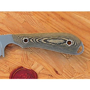 White River M1 Caper, Canvas Black/Olive Micarta