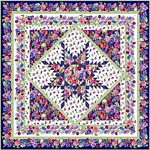 Northcott Deborahs Garden Butterfly White/Multi, Fabric by The Yard
