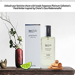 Instyle Fragrances | Inspired by Chanel’s Coco Mademoiselle | Platinum Collection | Floral Amber | Women’s Eau de Parfum | CLEAN, Vegan, Paraben & Phthalate Free | Never Tested on Animals | 3.4 Fl Oz