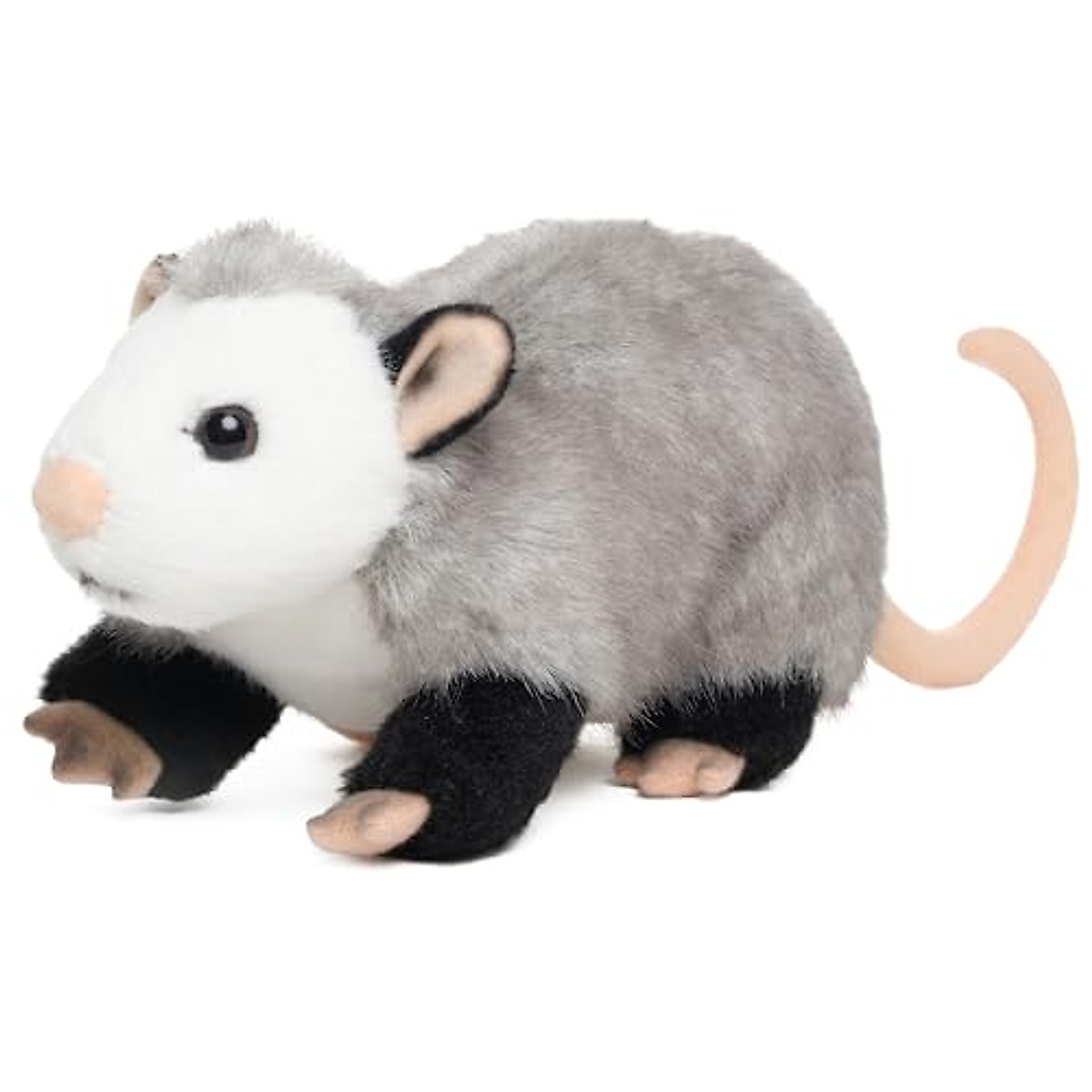 Bearington Collection Harry Plush Opossum Stuffed Animal, 9 Inch