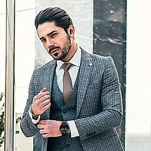 Smart Watch with Earbuds, 2 in-1 Smart Watch for iPhone Compatible, Blood Pressure Watch Pro for Men, IP X7 Waterproof Fitness Tracker MP3,Voice Recorder, Heart Rate Sleep Monitor, Long Time Standby