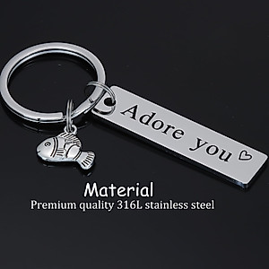 AHAETH Harry Fans Styles Keychain Harry Gifts Adore You Movie Fans Gift for Teen Girls Women Her Hary Merch