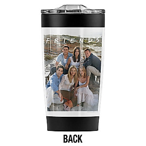Friends Life'S A Beach Stainless Steel Tumbler 20 oz Coffee Travel Mug/Cup, Vacuum Insulated & Double Wall with Leakproof Sliding Lid