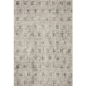 Loloi II Kamala Collection KAM-01 Grey/Graphite 5'-3" x 7'-9" Area Rug