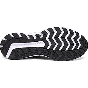 Saucony mens Cohesion 13 Walking Shoe, Black/White, 10.5 Wide US