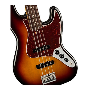 Fender American Professional II Jazz Bass, 3-Color Sunburst, Rosewood Fingerboard