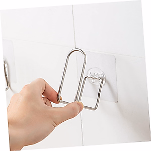 Hemoton 4pcs Wall Mounted Pot Lids Holder Wall Door Mounted Pan Lid Cover Hanger Rack Kitchen Utensil Cutting Board Organizer for Home and Kitchen Use