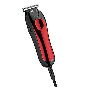 Wahl T-Pro Corded Compact Beard Trimmer with Diamond Finished T Blade for Bump Free Precision Outlining, Detailing, and Trimming - Model 9307-300