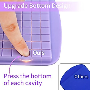 Upgrade Mini Ice Cube Trays 3 Pack, TINANA 480 Small Ice Cube Trays, Easy-Release Ice tray for Freezer, Crushed Ice for Chilling Whiskey, Cocktails & Juices Drinks