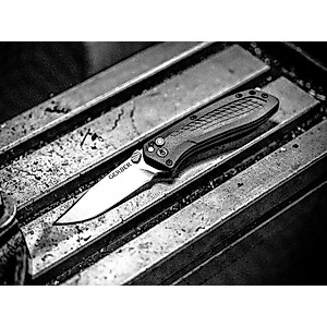 Gerber Gear 30-001205 US-Assist Assisted Opening Everyday Carry Pocket Knife, Stainless Steel, S30V Fine Edge