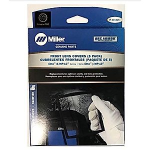Miller 216326 Elite Front Lens Cover Pkg = 5 4 11/16" X 5 5/8"
