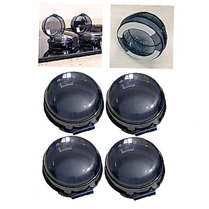 LHDD Gas Safety Covers Stove Oven Knob Protector Cover Child Safety Protector for Cooker Knob Kitchen Guard 4PCS Home Tools Gadgets, Standard