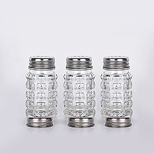 1st Choice FBA_BCK31360 Retro Style Salt and Pepper Shakers with Stainless Tops (2), 1, Original Version