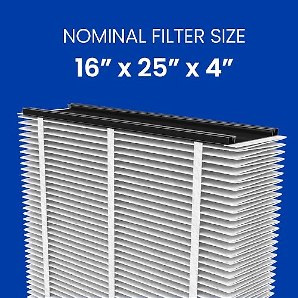 AprilAire 416 Replacement Filter for AprilAire Whole House Air Purifiers - MERV 16, Allergy, Asthma, & Virus, 16x25x4 Air Filter (Pack of 1)