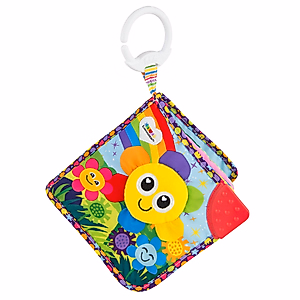 Lamaze Fun with Colors Soft Baby Book - High Contrast Baby Book with Crinkly Cloth Pages - Sensory Books for Babies Ages 6 Months and Up