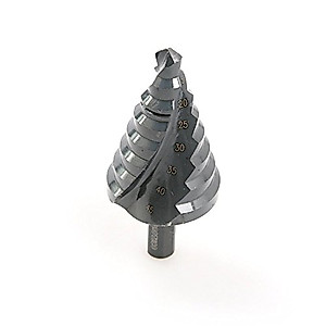 Preamer Spiral Groove HSS Ladder Step Drill Bits Set for Metal Wood Hole Saw Drill Bit Set,10-45mm