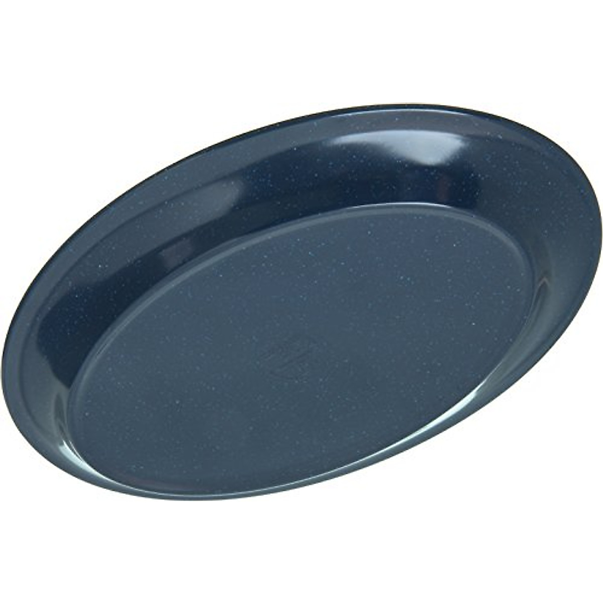 Carlisle FoodService Products Dallas Ware Reusable Plastic Oval Platter with Rim for Home and Restaurant, Melamine, 12 x 8.5 Inches, Café Blue, (Pack of 24)