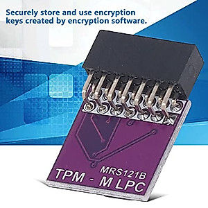Encryption Module, Electronic Component Wide Compatibility Good Match LPC TPM 2.0 Module Easy Installation for Device