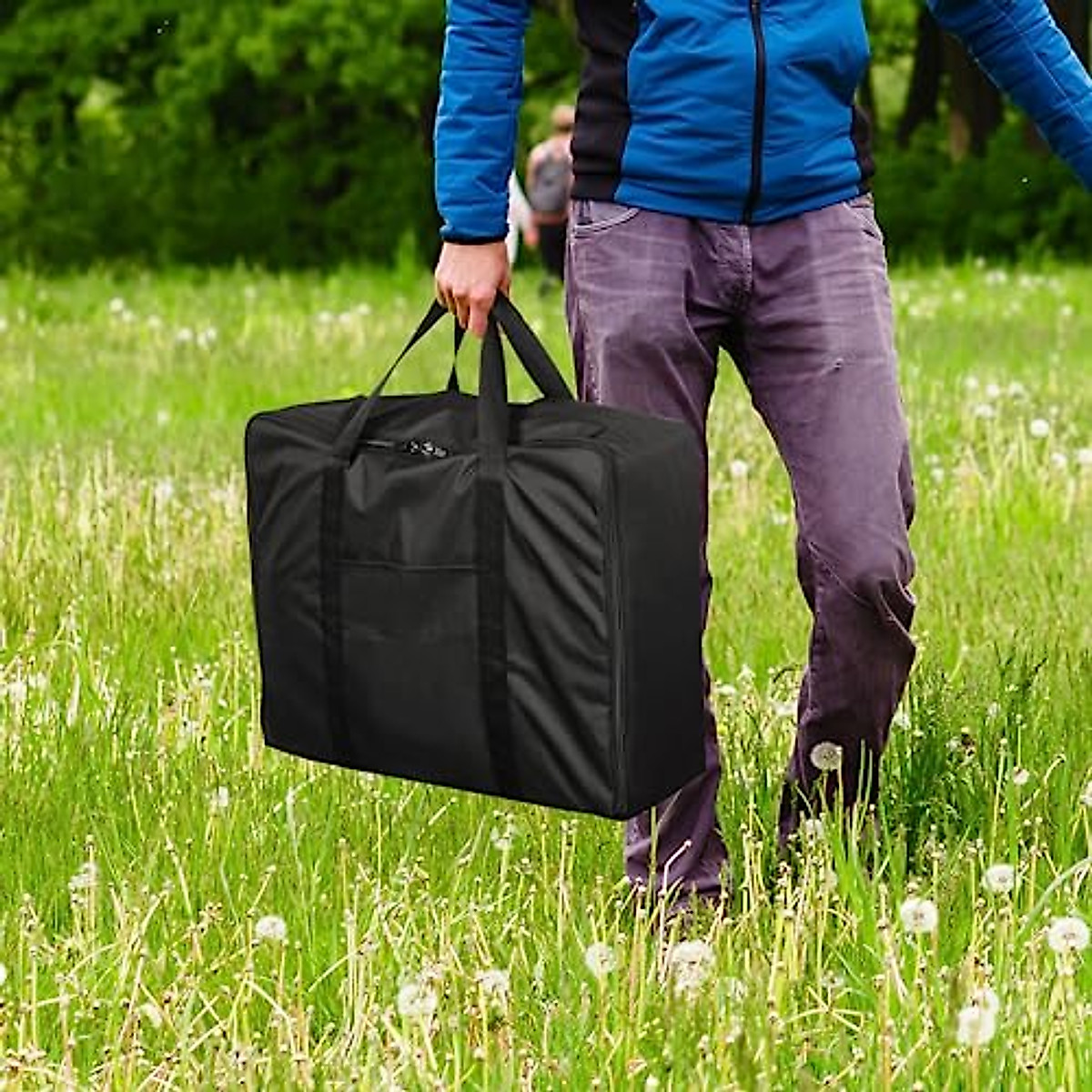 SHINESTAR Griddle Carry Bag for Blackstone 22" Tabletop Griddle without Hood, Portable Griddle Carry Bag for Travel, Heavy Duty 600D Waterproof Polyester, Black