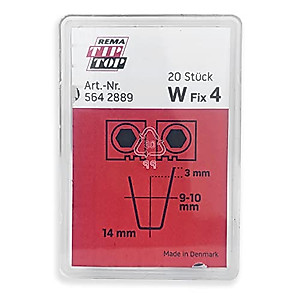 Rema Tip Top 20 W-4 Tire Regroover Angle Edge Blades, 9-10mm Wide, up to 14mm deep, W Fix 4